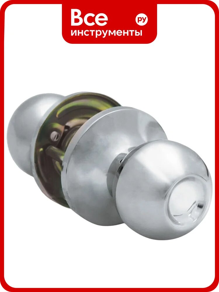 Защелка дверная SCHLOSS 42031 KL-01 с ручкой шар, хром (30) тов-139669