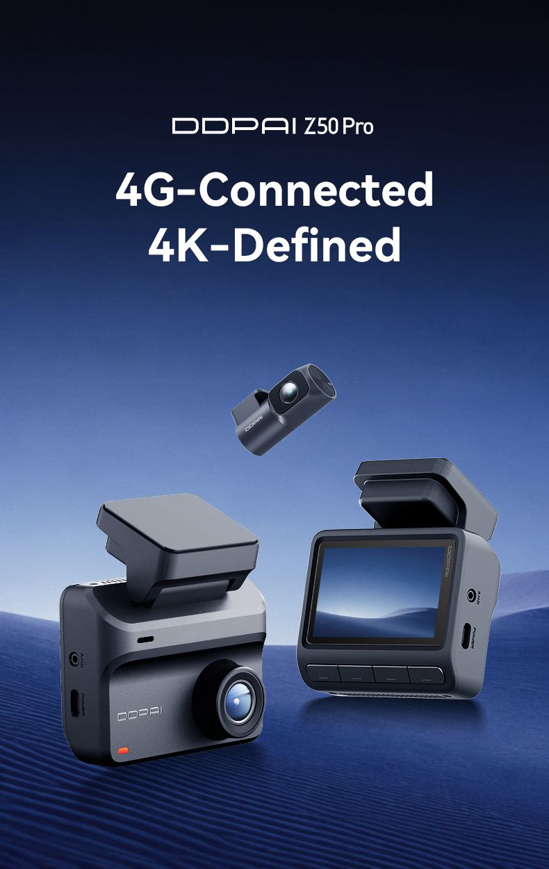 Автомобильный видеорегистратор DDPai Z50 Pro 4K GPS