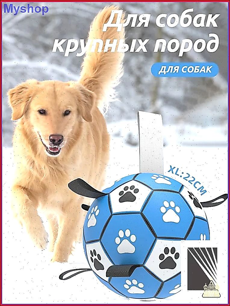 Игрушечный футбольный мяч для собак с 9 лентами и ручным надувным устройством игрушка для собак- Фиолетовый и черный