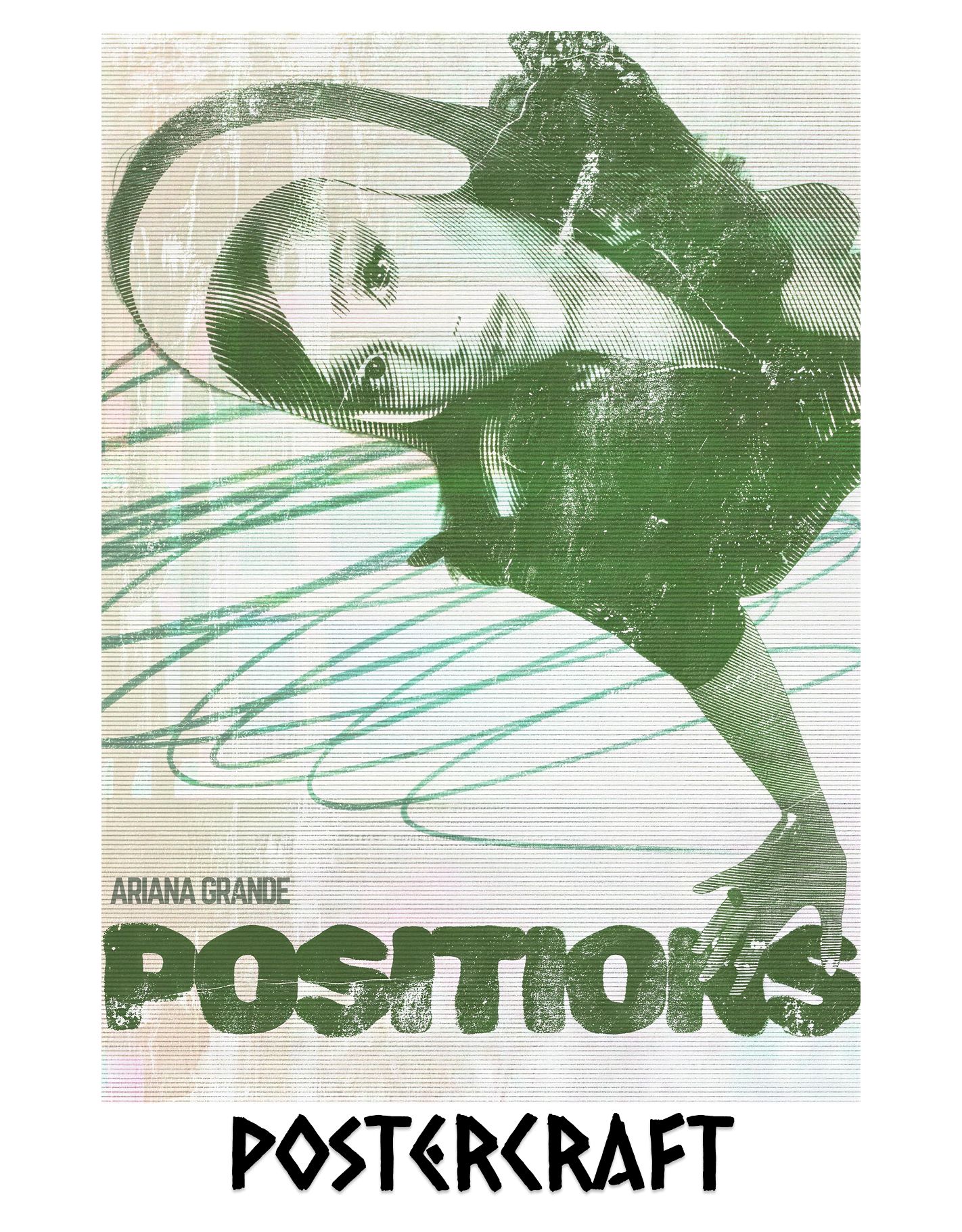 Постер Музыка "Ariana Grande, Positions" (Ариана Гранде), А3, глянц 42х29.7см