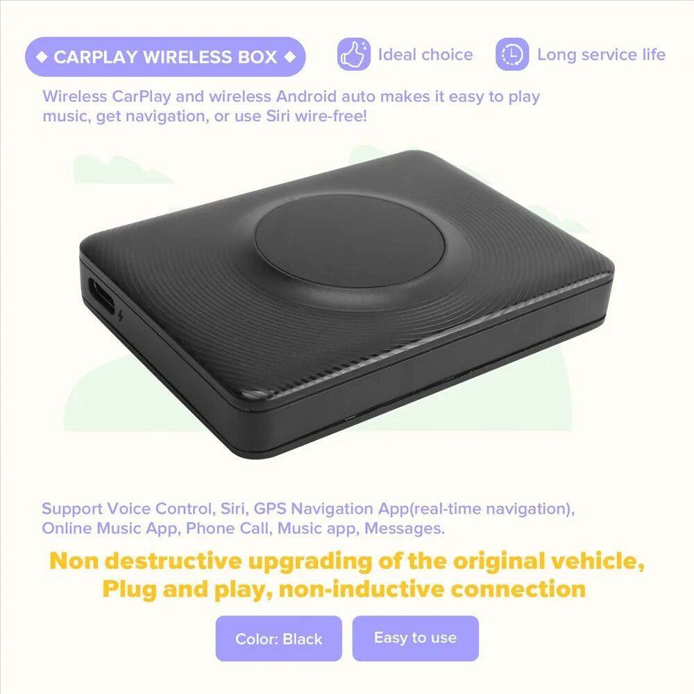 Запчасти автомобильные, арт. SZXK-OZ0Y-I500888298, Мини-беспроводной CarPlay-бокс