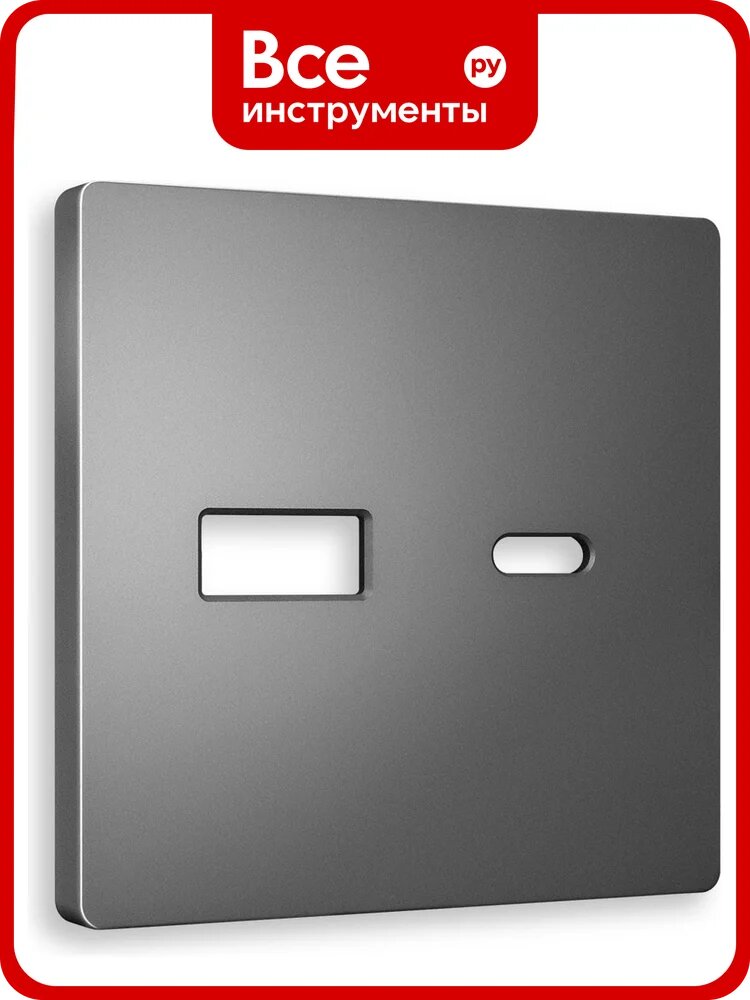 Лицевая панель Ambrella VOLT для розетки 2USB тип A+C ALFA AP6610