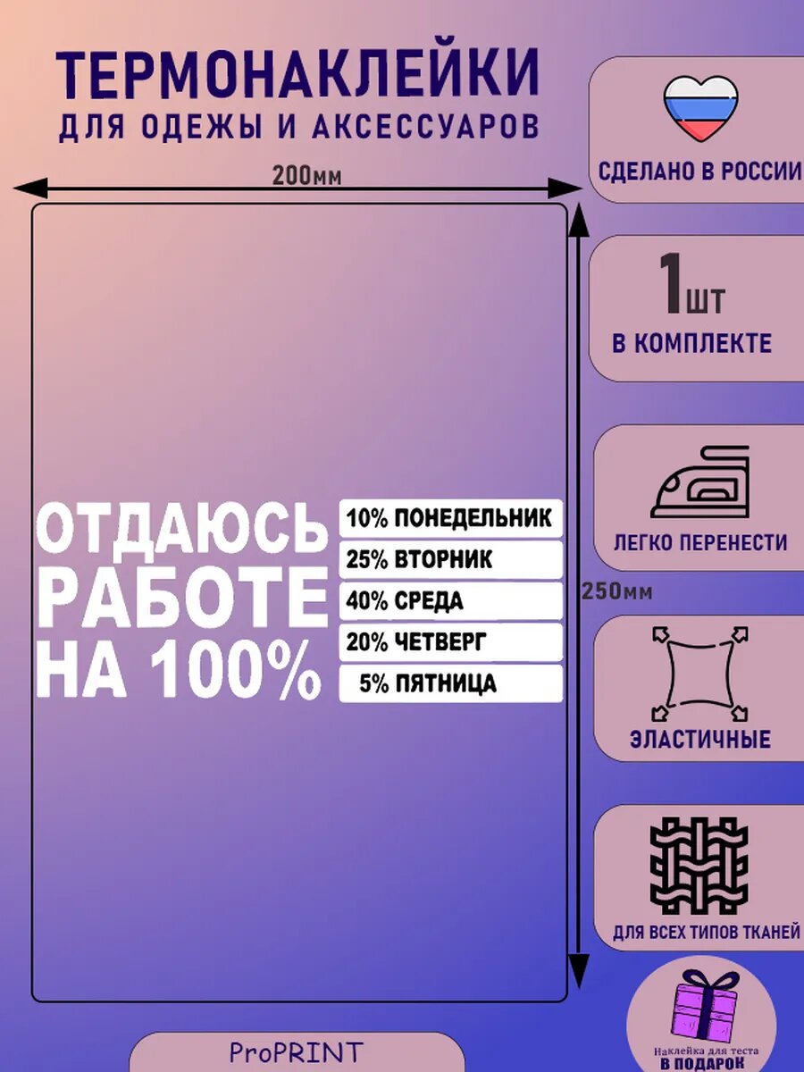 Термонаклейка на одежду