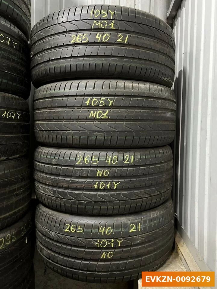 Летние шины Pirelli P Zero 265/40 R21 35% износ 4055745356