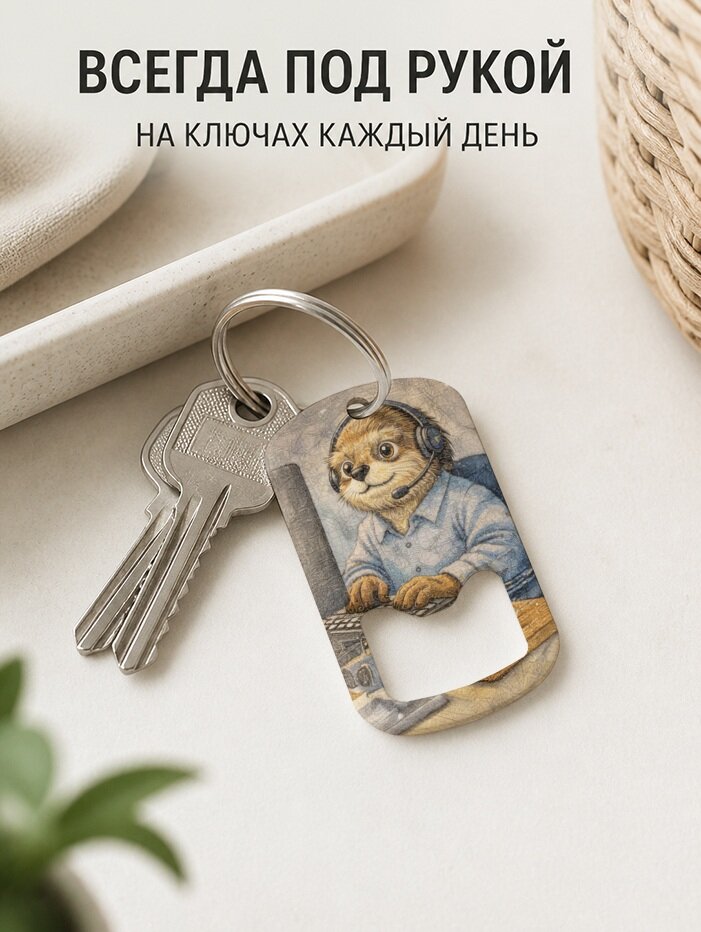 Брелок ZHENYA CLOUD, белый — фото 1