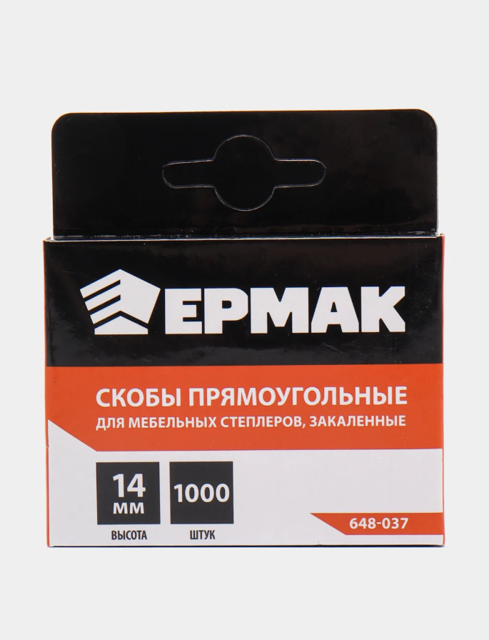 Скоба закаленная 6-14 мм для мебельного степлера, 1000 штук 648037