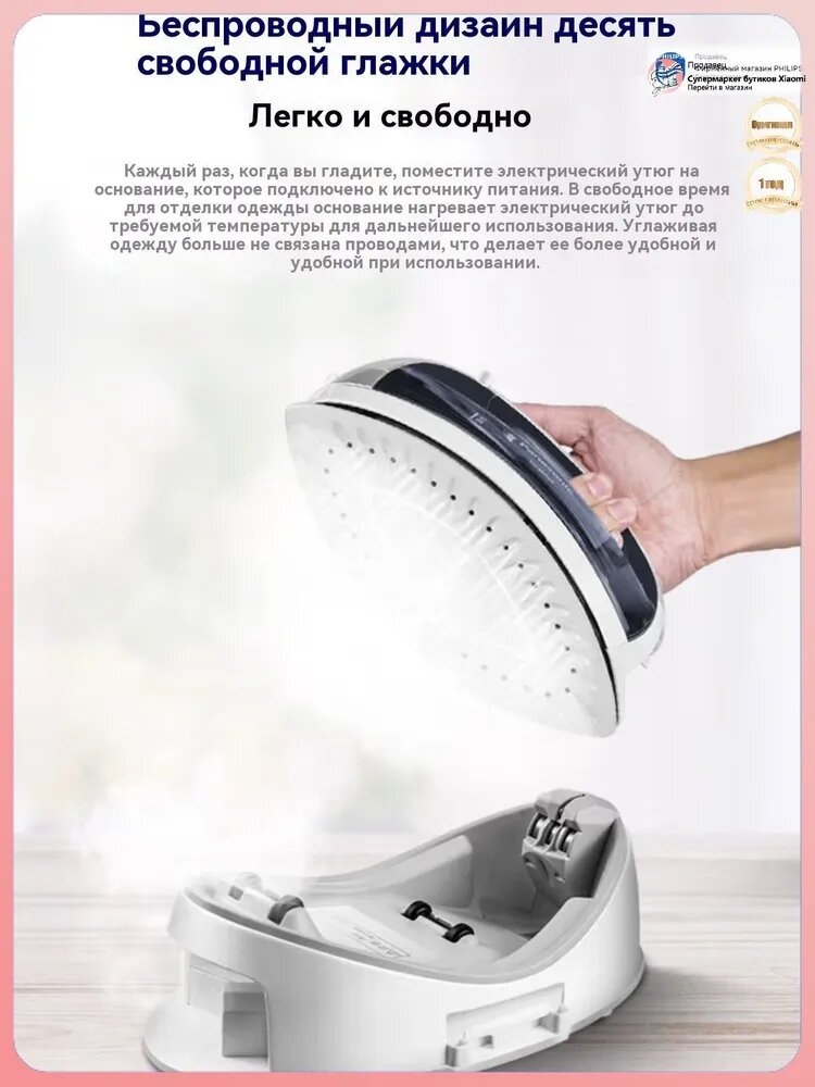 Panasonic NI-WL65 Беспроводной утюг двойного назначения — фото 1