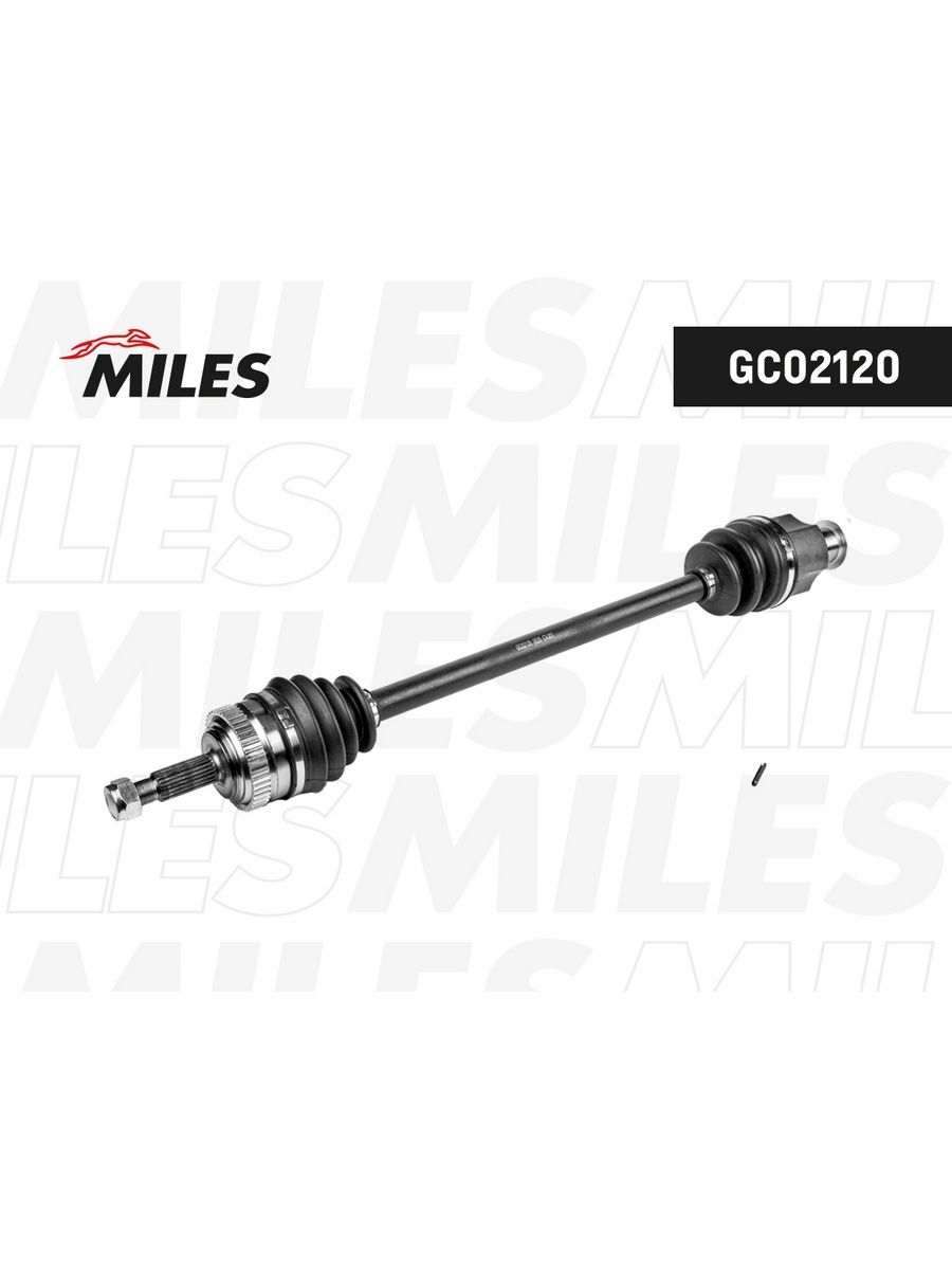 Привод передний правый с АБС (в сборе) MILES GC02120 для RENAULT Megane Scenic / Рено