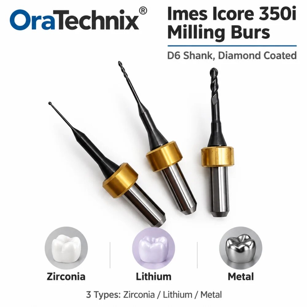 Фрезерные боры OraTechnix Imes Icore 350i Zirconia DC 0.6