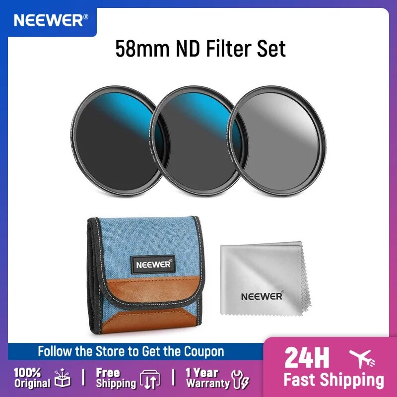 Набор фильтров NEEWER ND8/32/64 58 мм 82mm