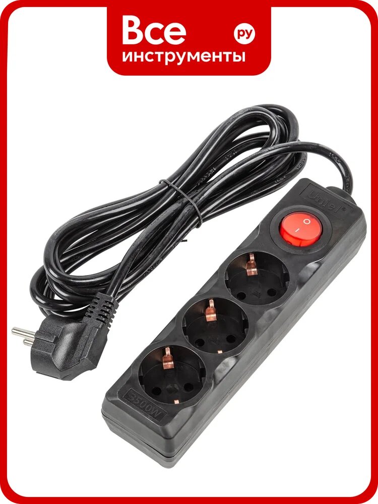 Удлинитель Uniel S-GCU3-3B BLACK UL-00010017