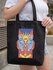 Сумка шоппер PRINTSHOT, фактура рельефная, черный