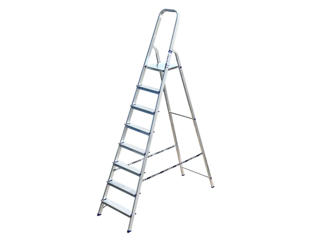 Лестница-стремянка Алюмет Ам708 (8 ступеней)