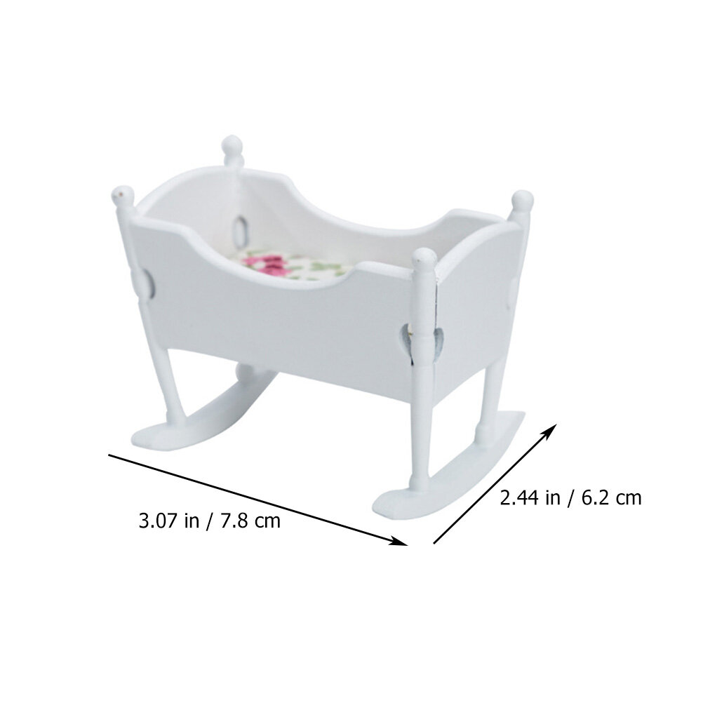 Мини Колыбель для Кукол Декор Мебели для Детей Подарок 7 8X6 5X6 2CM