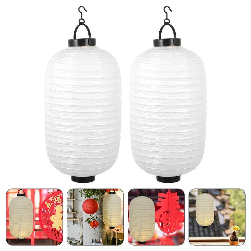 Led зимний бумажный фонарь из бумаги и железа для домашнего декора, набор 2 шт