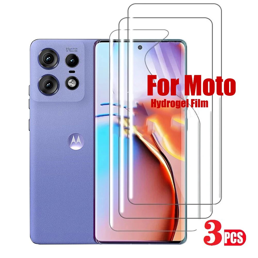3 шт. HD гидрогелевая пленка для Motorola Moto G15 Power G05 E15 G 5G 2025 мягкая защитная Moto G15