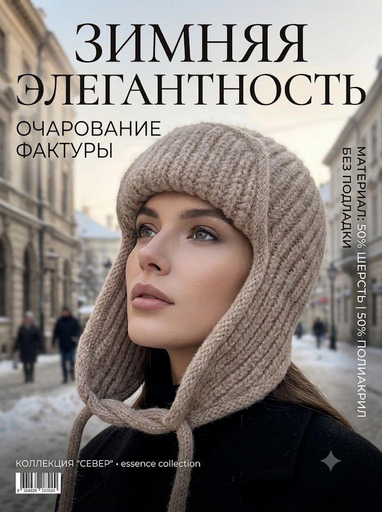 Шапка для женщин