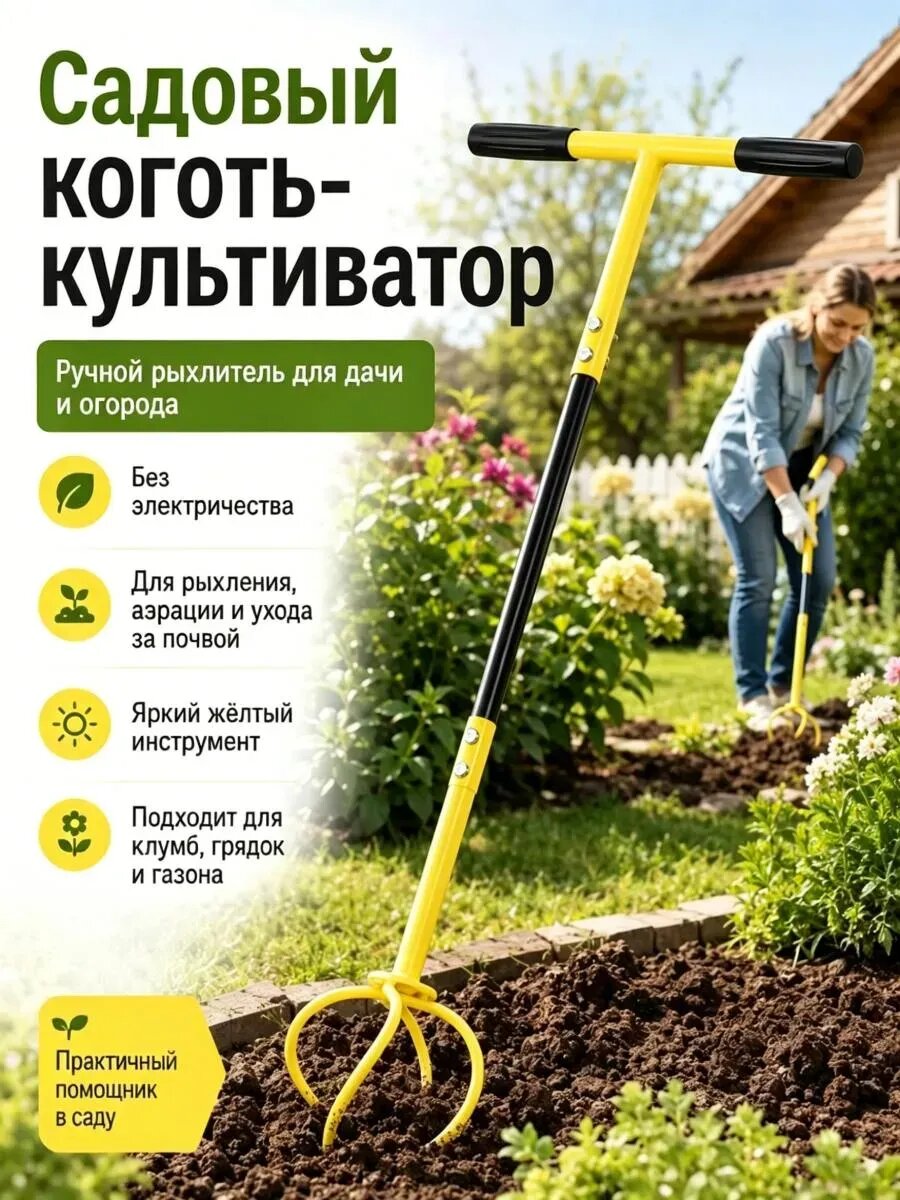 Торнадо культиватор ручной маленький