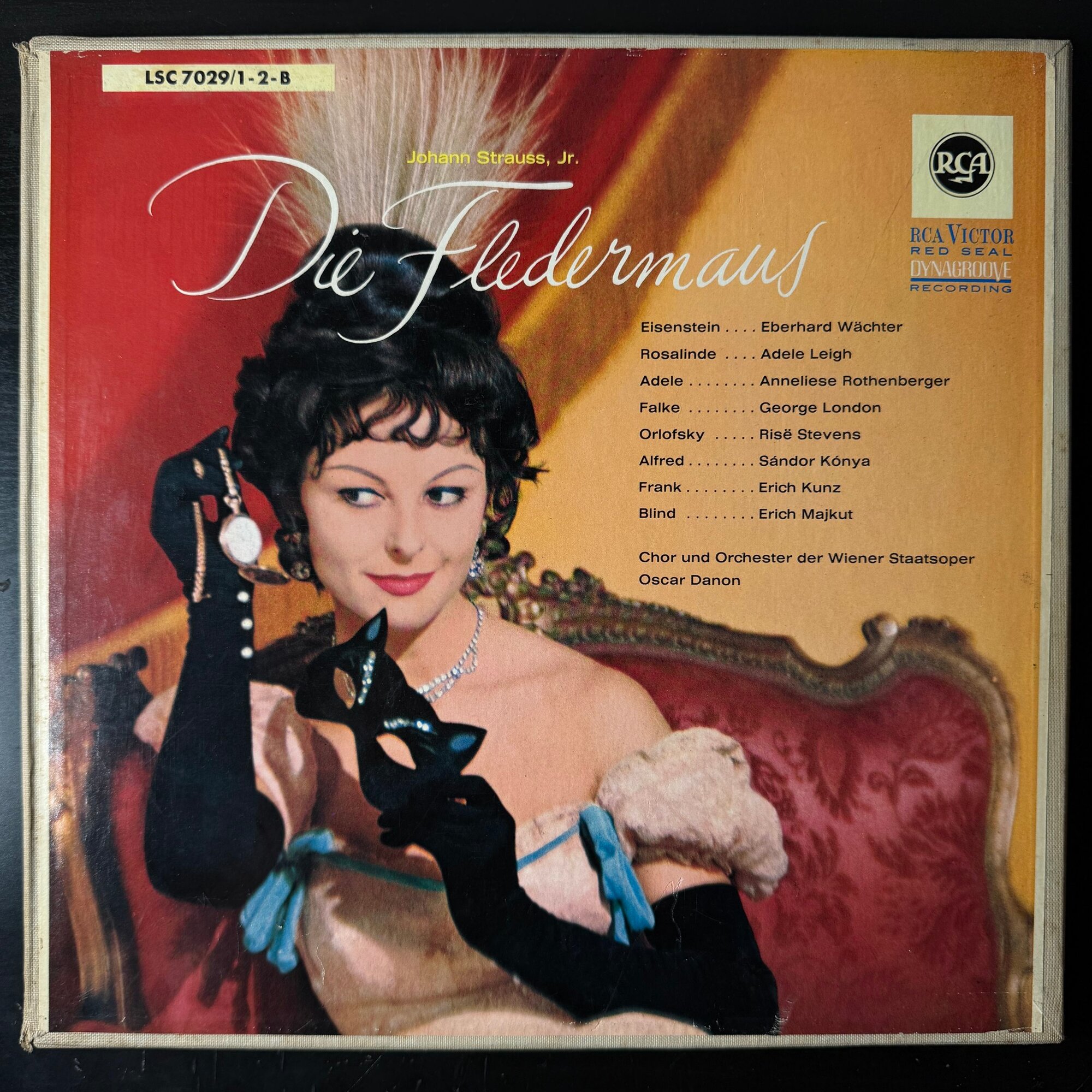 Виниловая пластинка Штраус - Летучая мышь 2LP (Германия 1978г.)