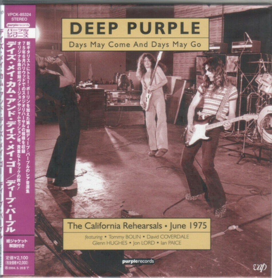 Компакт-диск Deep Purple — Days May Come And Days May Go (Mini LP CD)