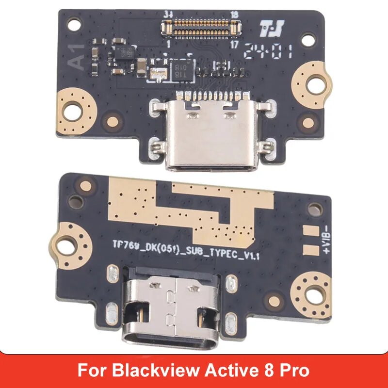 USB-плата зарядного устройства для Blackview Active 8 Pro, гибкий кабель-разъем для зарядки, запчасти для ремонта