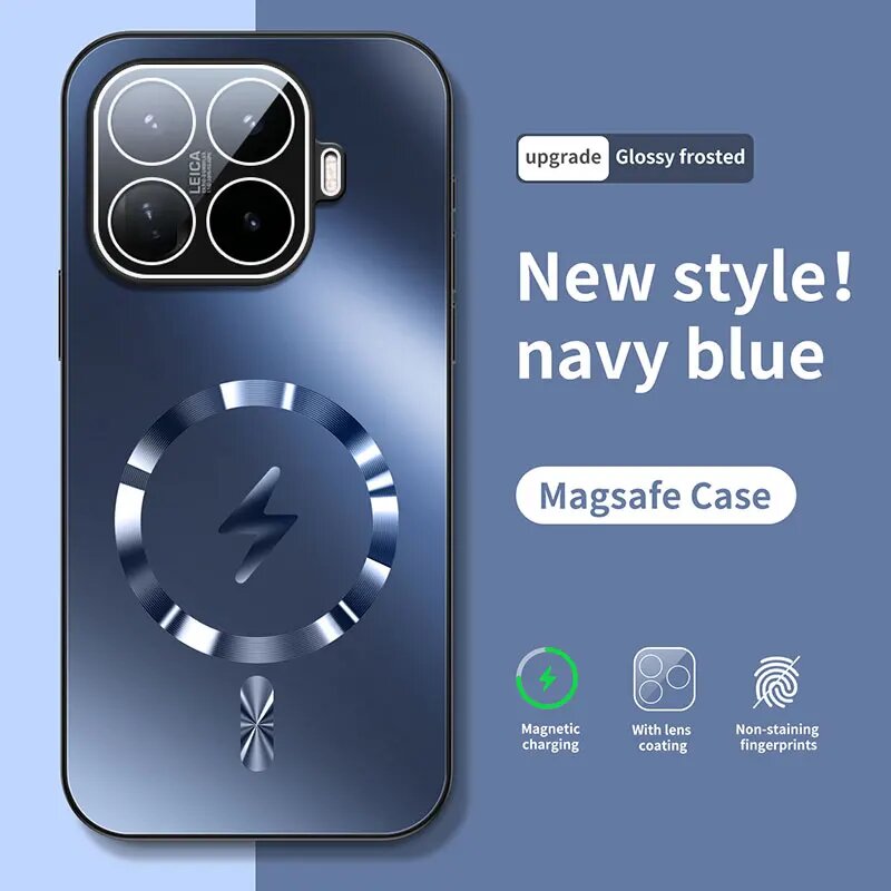 Синий MagSafe чехол для Xiaomi 17T Pro
