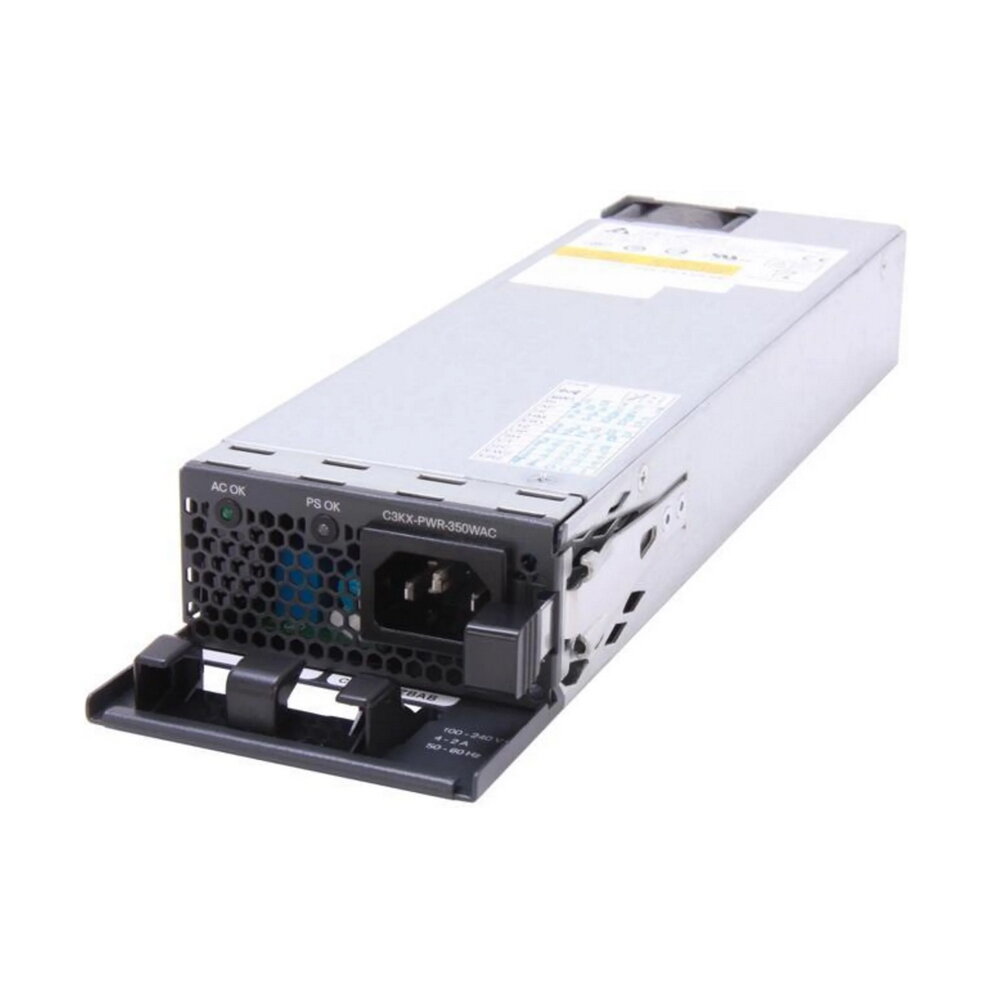 Блок питания серверный CISCO Catalyst 3850 Switch Power Supply, 80PLUS Platinum, (PWR-C1-350WAC-P=)