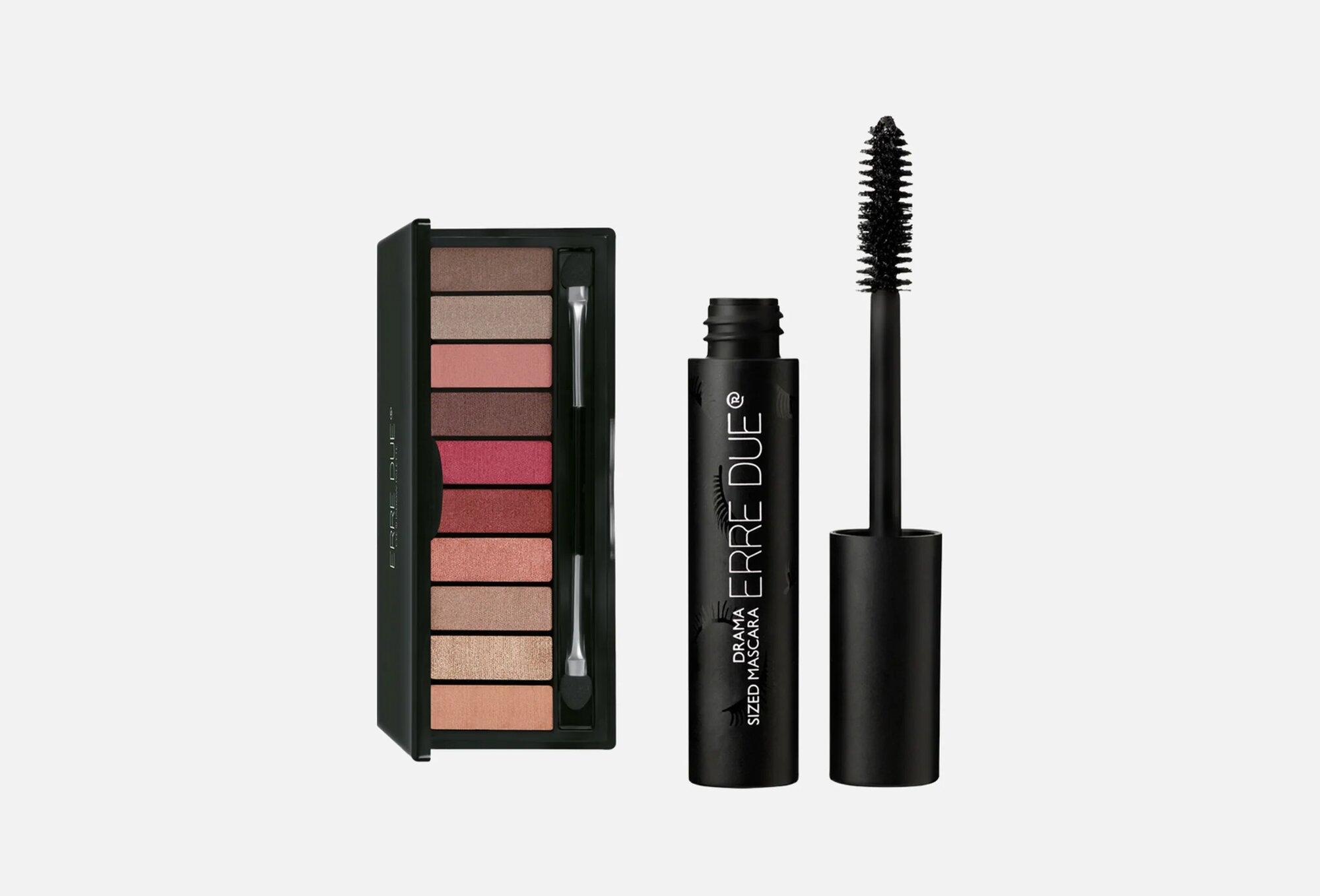 ERRE DUE Eye shadow pallet & mascara Набор для макияжа глаз 2шт