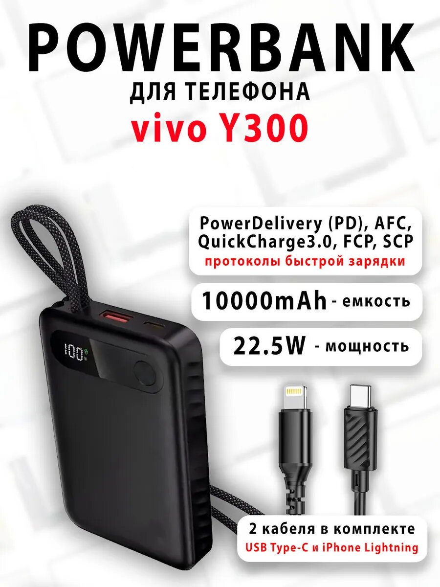 Повербанк для телефона vivo Y300