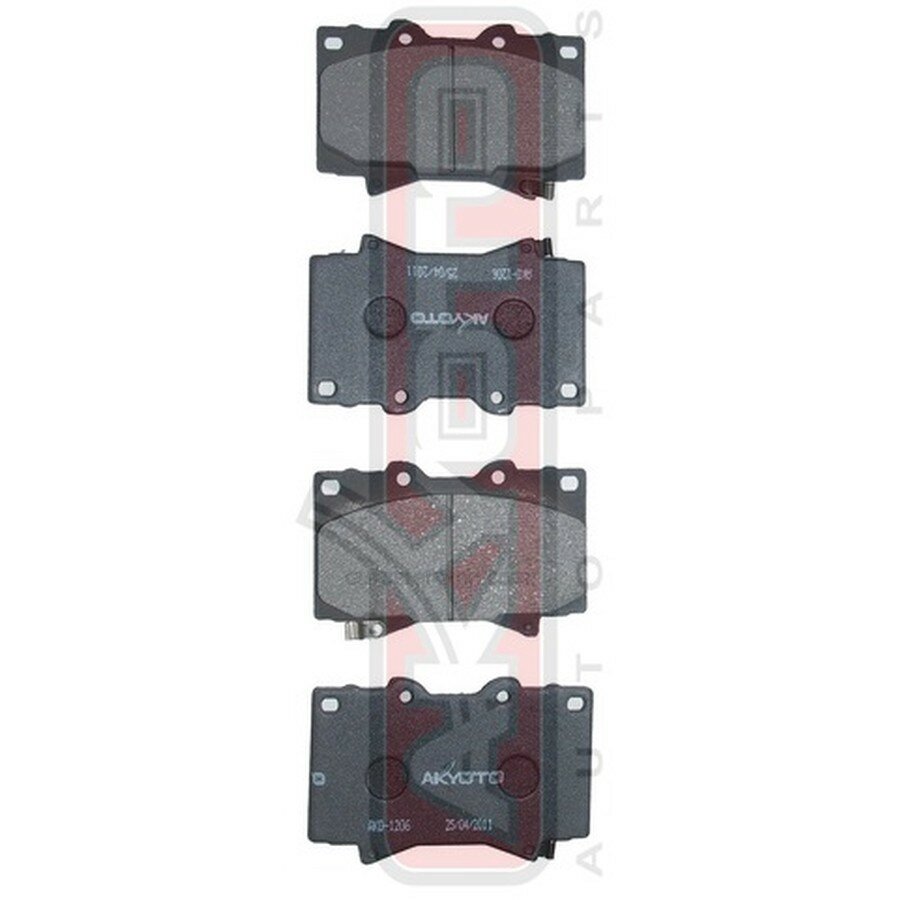 ASVA AKD1206 комплект тормозных колодок, дисковый тормоз