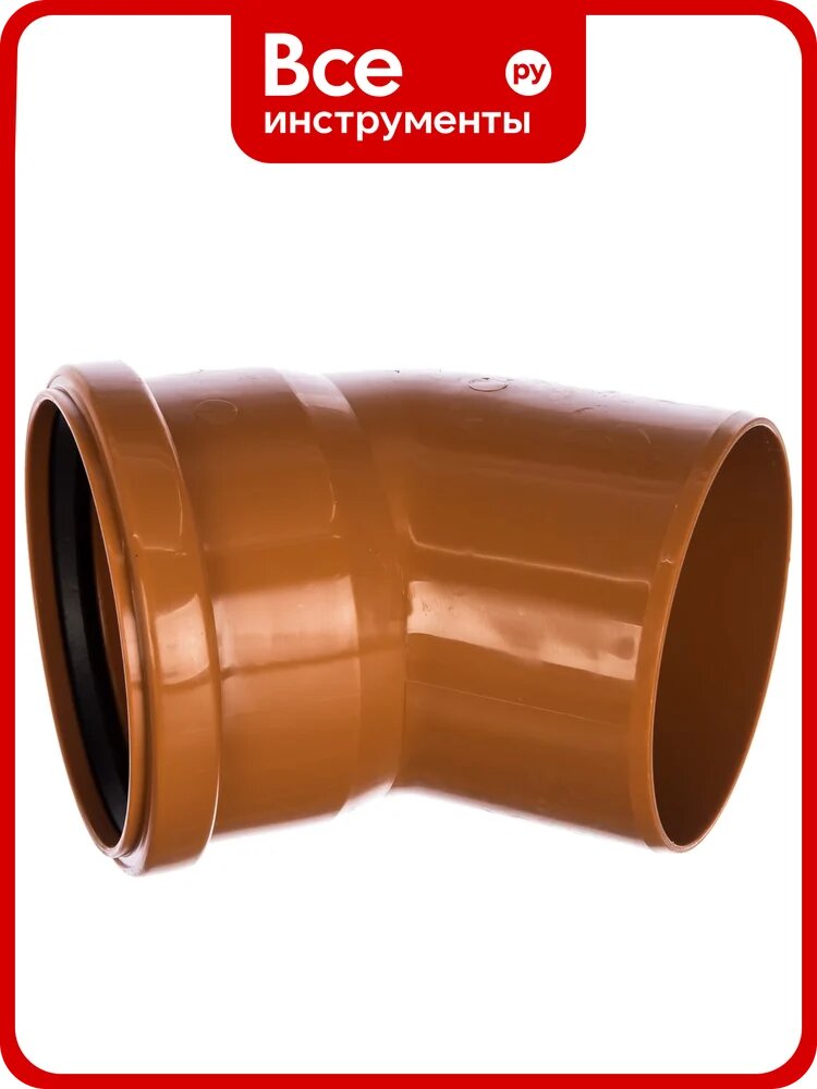 Отвод для наружной канализации PRO AQUA TERRA PP 110x45 PPH3011045