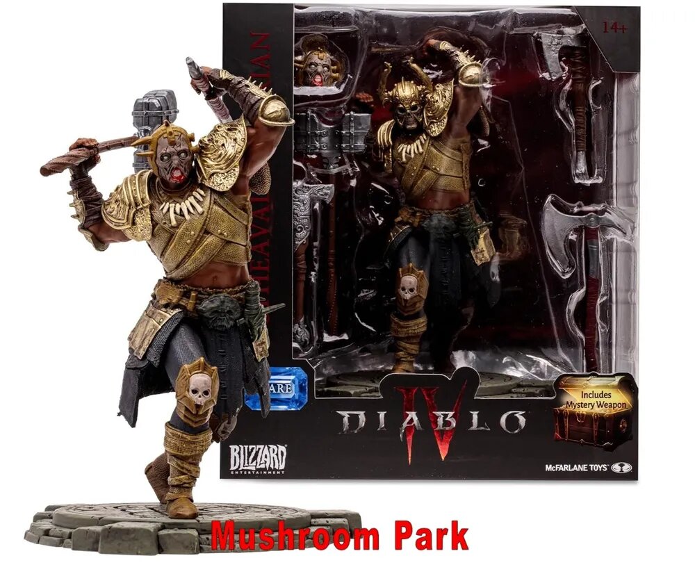 Игрушки McFarlane Toys - Diablo IV Upheaval Barbarian (Rare) 1:12 Scale Posed Figure