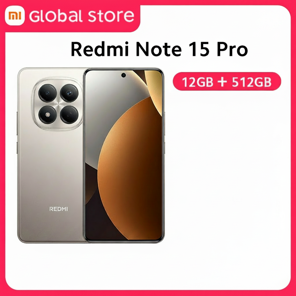 Смартфон Xiaomi Redmi Note 15 Pro 4G, 12/512ГБ, global