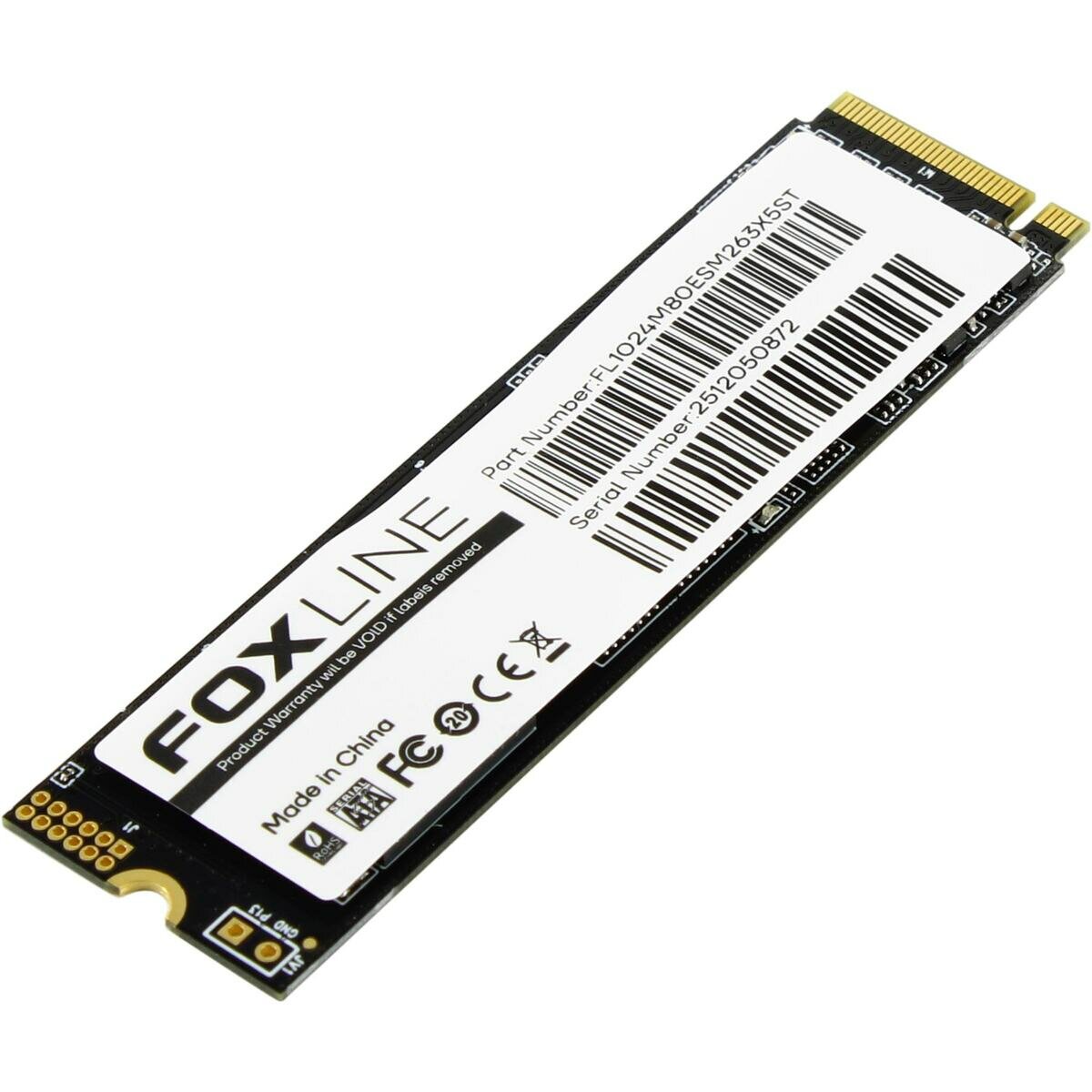 FL1024M80ESM263X5ST 1 Тб M.2 PCI-E Gen3 x4 M.2 Type 2280 M Key, TBW 500, 0.7 DWPD