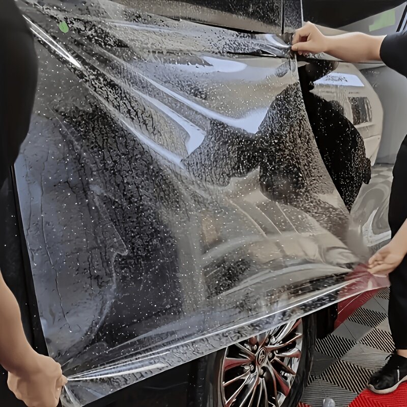 Невидимая прозрачная автомобильная защитная пленка 19.69 x 57.09 дюйма, прочная, устойчивая к разрывам, царапинам и ударам