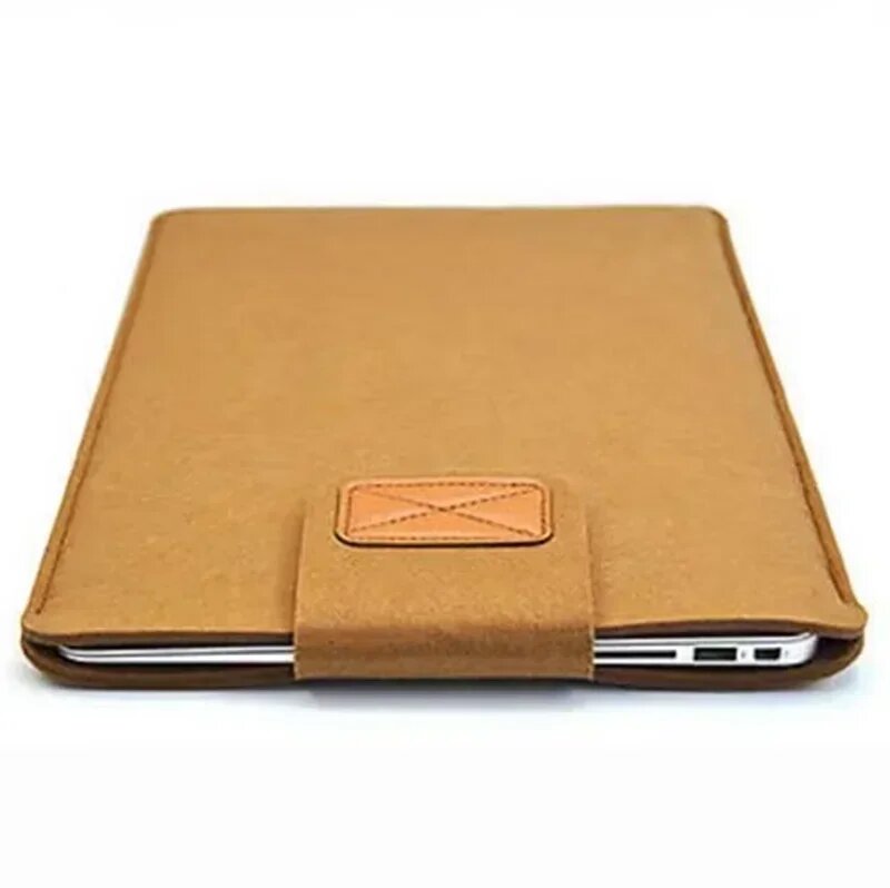 Коричневый чехол-сумка для MacBook Air/Pro 11-13-15"
