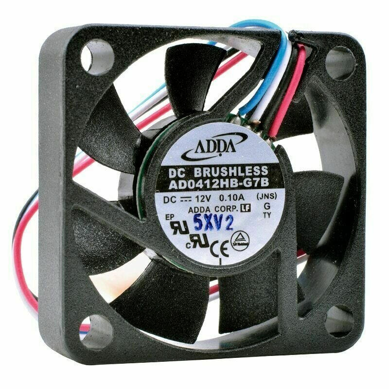 ADDA AD0412HB-G7B 4 см 40x40x10mm DC12V 0.10A 4 провода ШИМ вентиляторы -