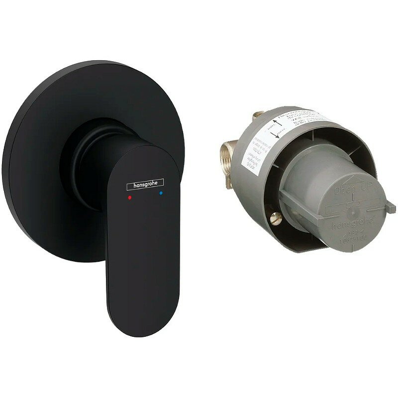 Смеситель для душа Hansgrohe Rebris S 72648670 черный матовый