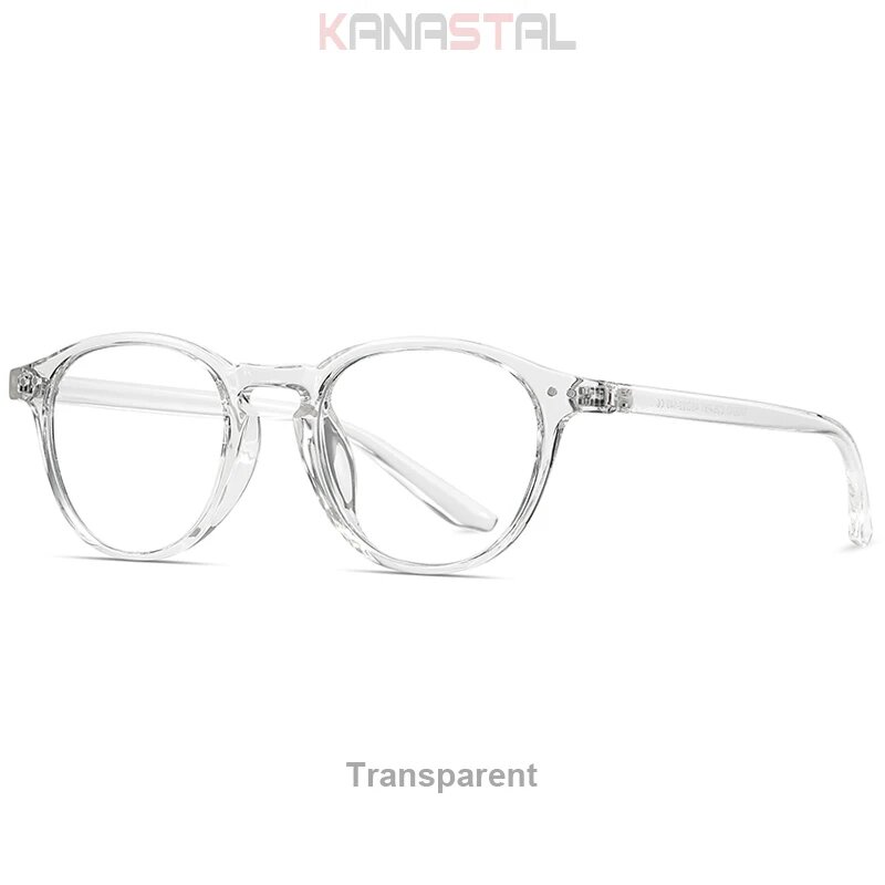 Женские и мужские очки TR2318-P для близорукости и чтения с Transparent, Прозрачный, Myopia -2.25