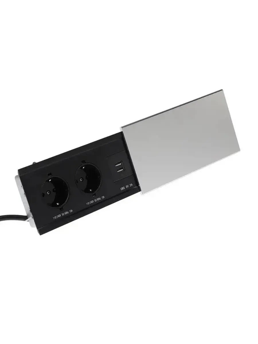 Удобный настенный блок с USB и защитой