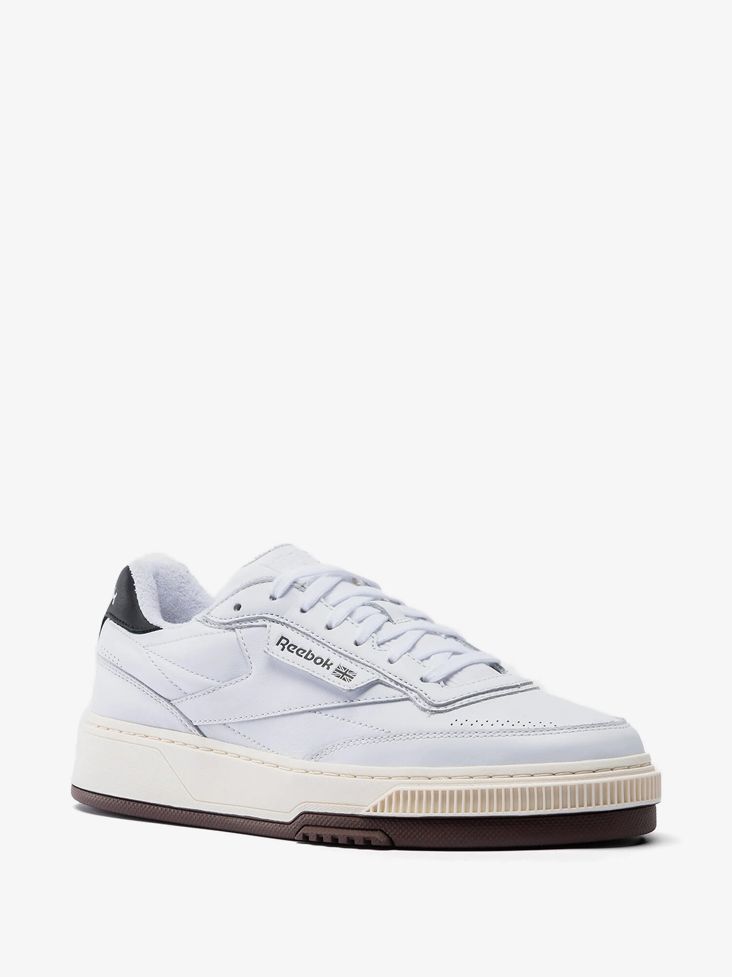Кроссовки Reebok Perforted panel sneakers, размер 7, бежевый/белый — фото 1