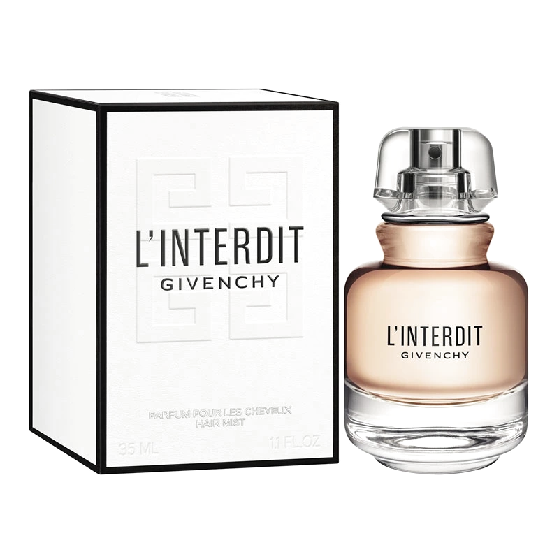 Дымка для волос женская 35 мл Givenchy L Interdit Hair Mist / Хейр Мист