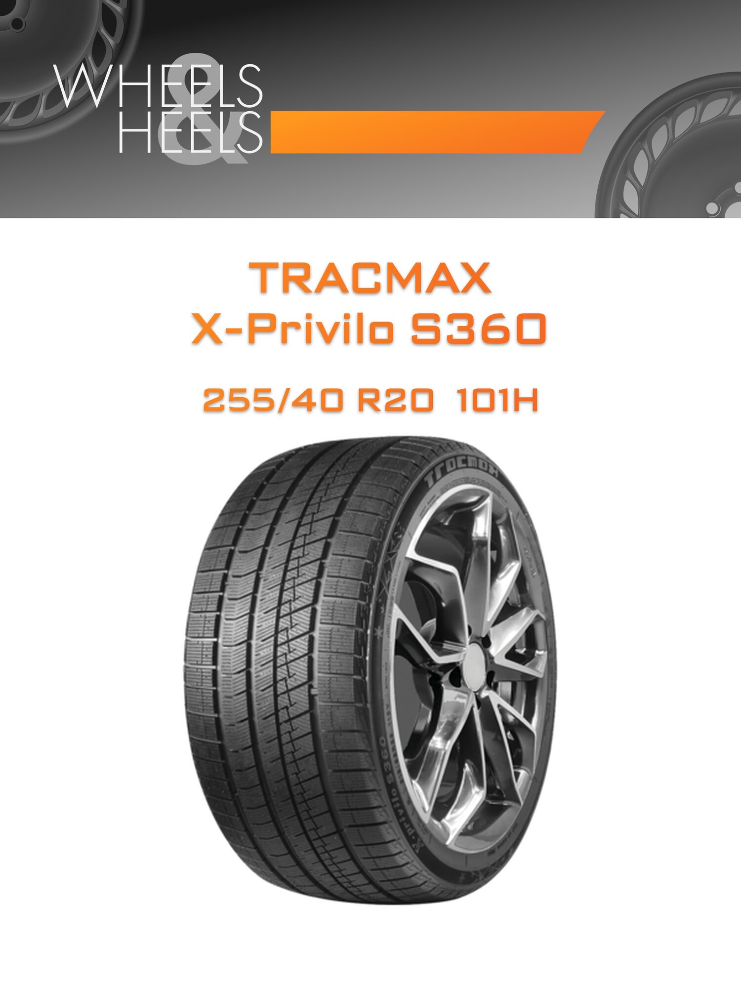 Шина автомобильная Tracmax X-Privilo S360 255/40 R20 101H XL WINTER, зимняя, универсальная