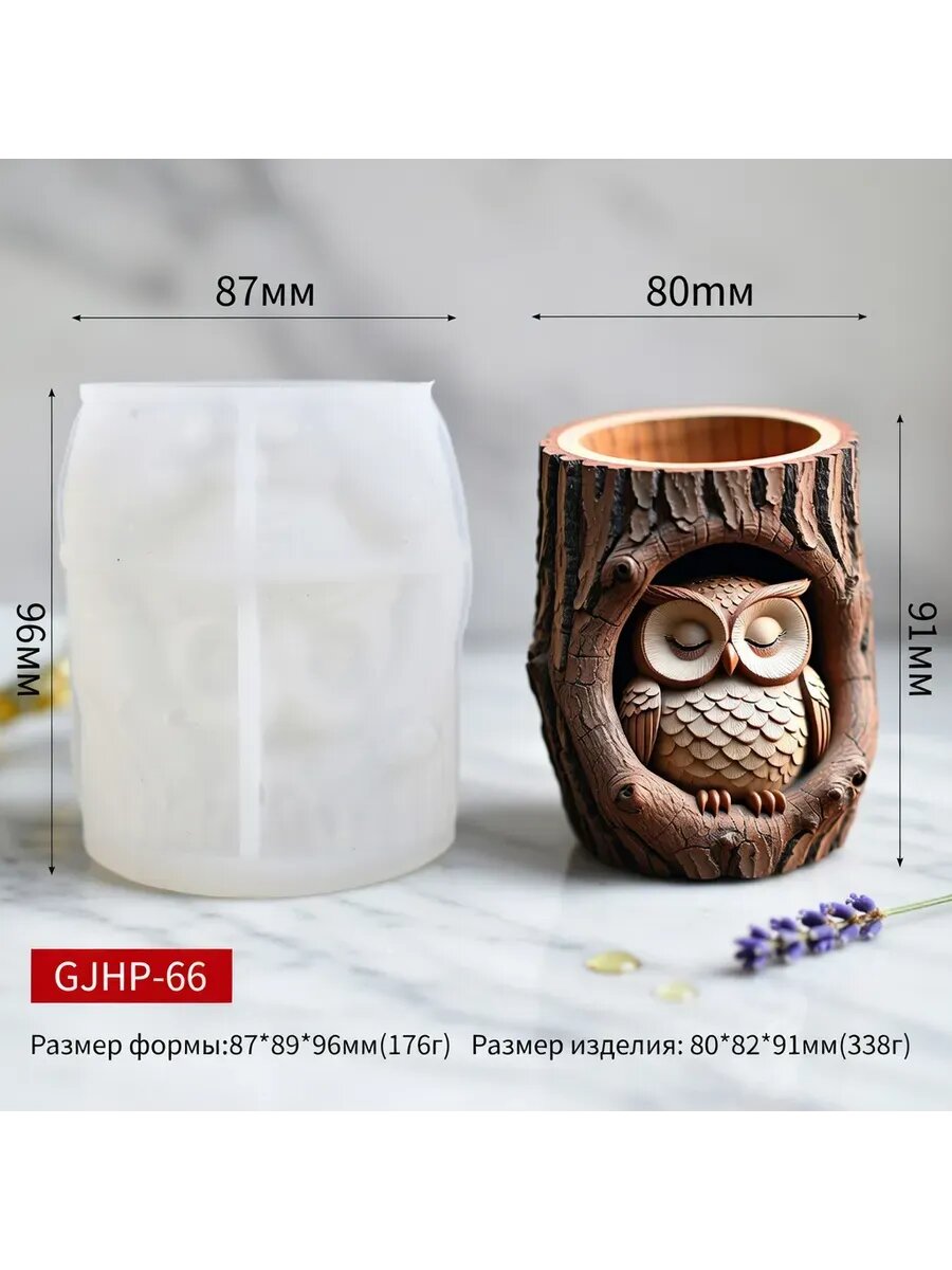 Плесень на пне совы