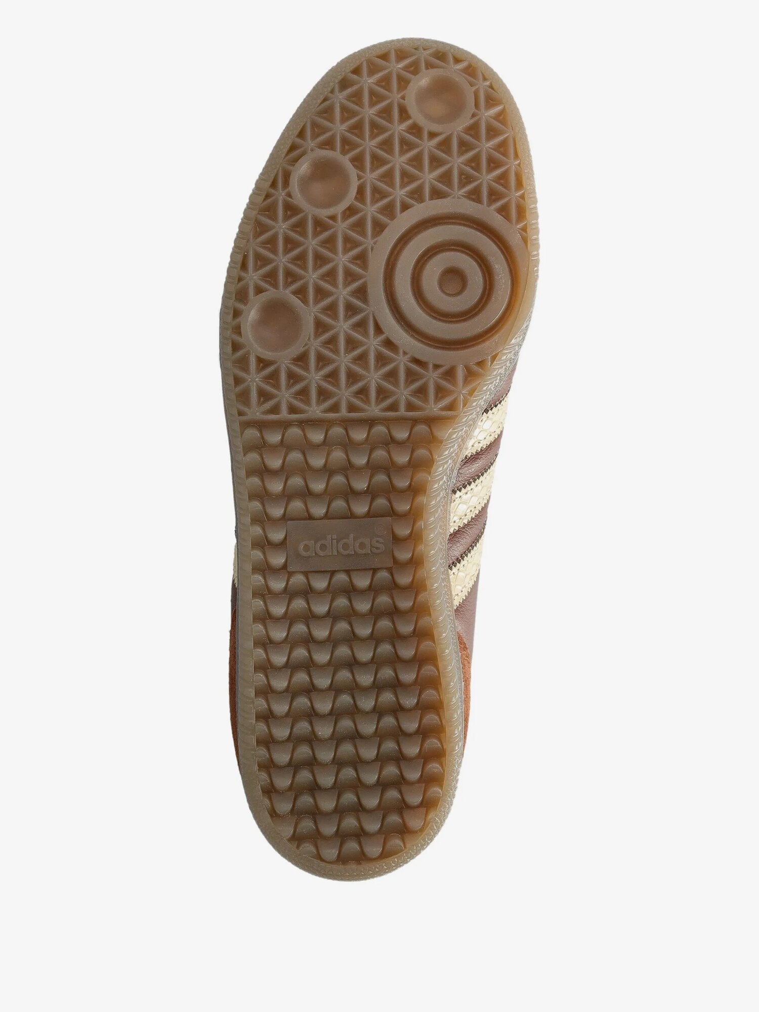 Кроссовки adidas Samba JP, размер 9.5 US, коричневый — фото 1