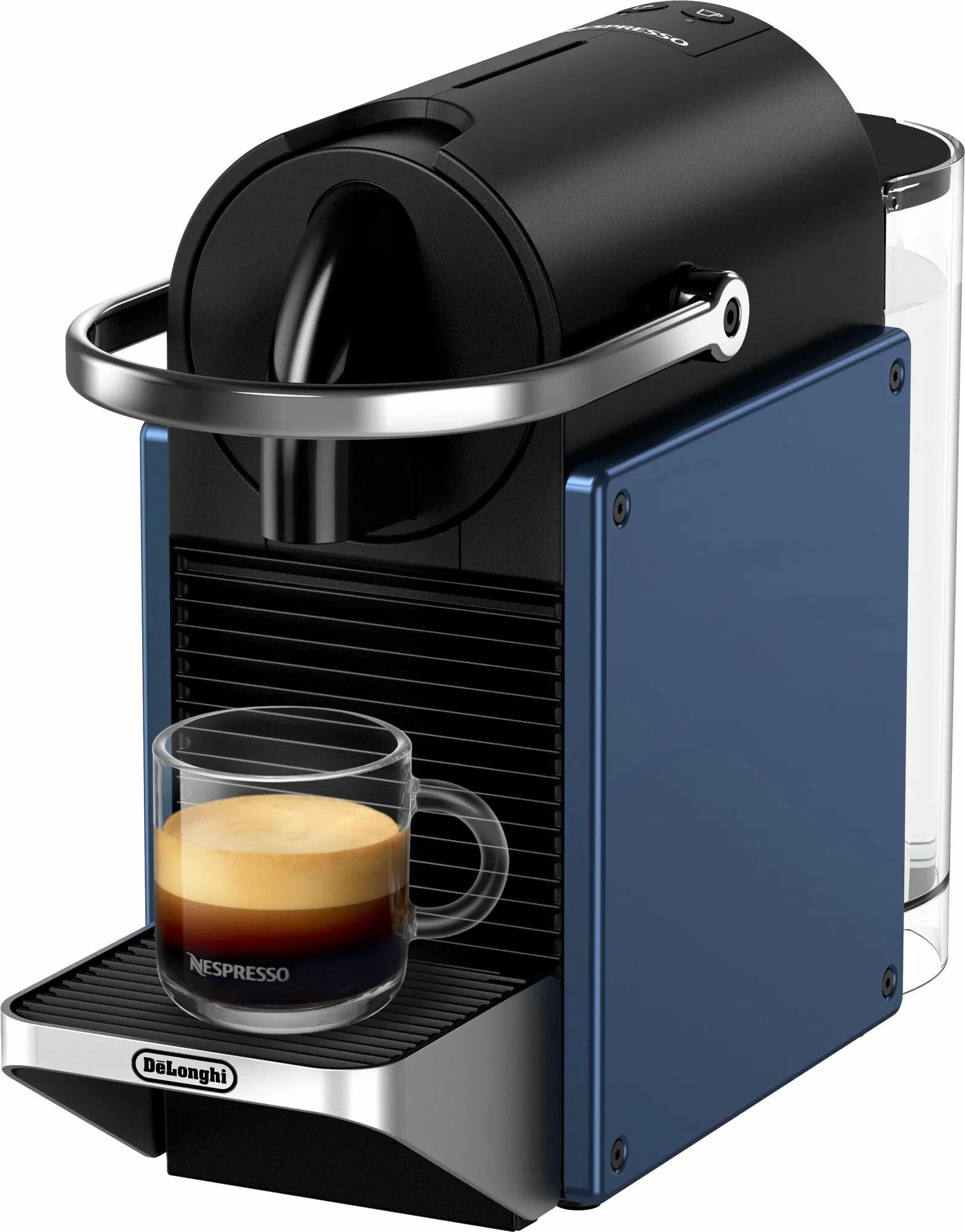 Капсульная кофемашина Nespresso De'Longhi Pixie Dark Blue EN127. BL