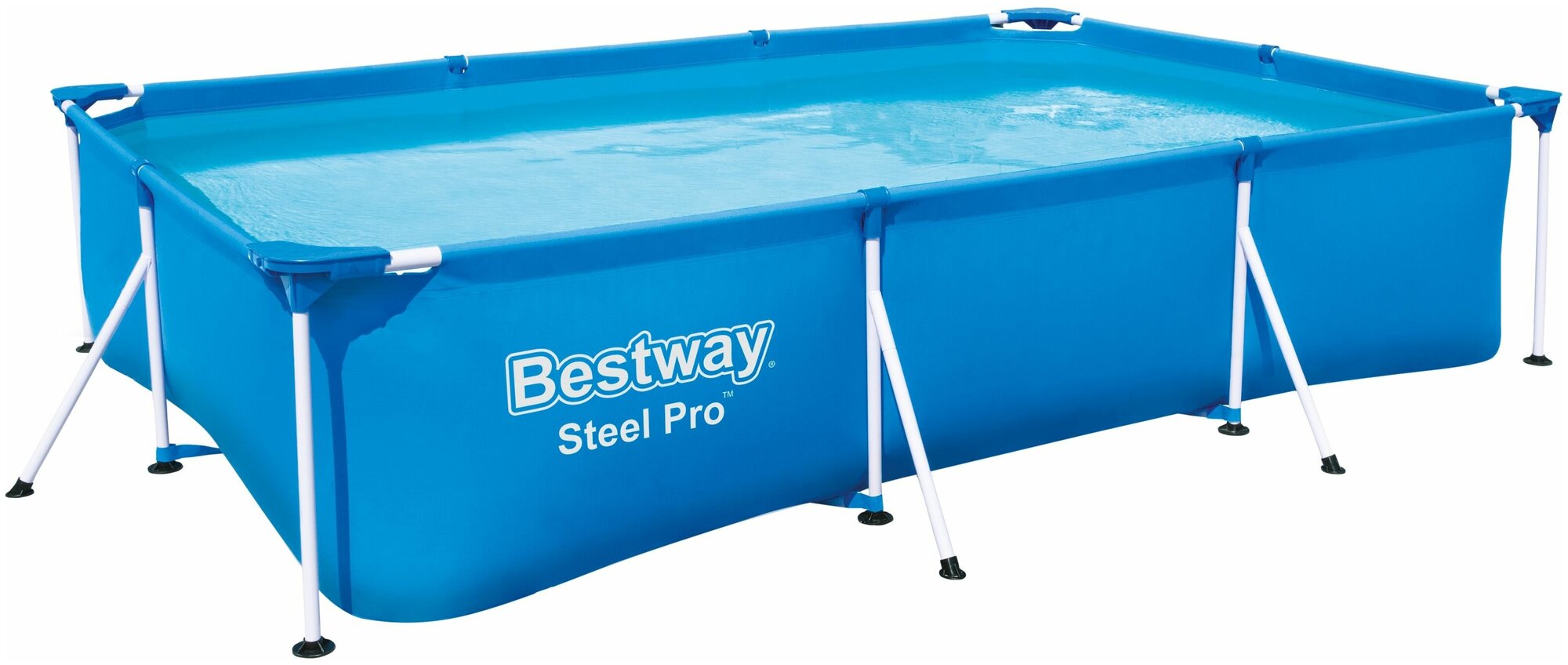Бассейн каркасный Bestway 56411 Steel Pro 300см х 201см х 66см комплект (+фильтр-насос)