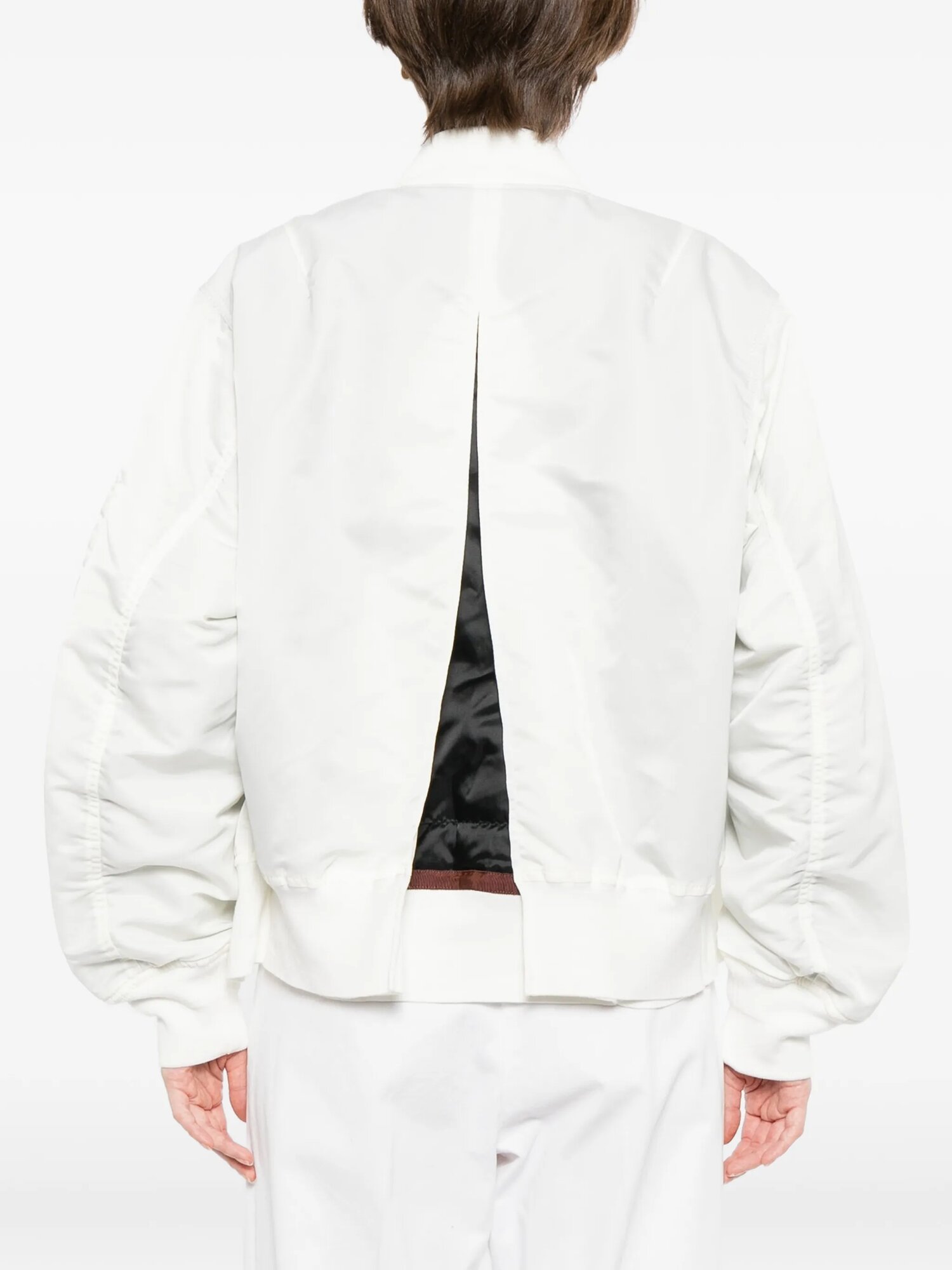 Куртка Undercover Zip-up bomber jacket, размер 44, белый — фото 1