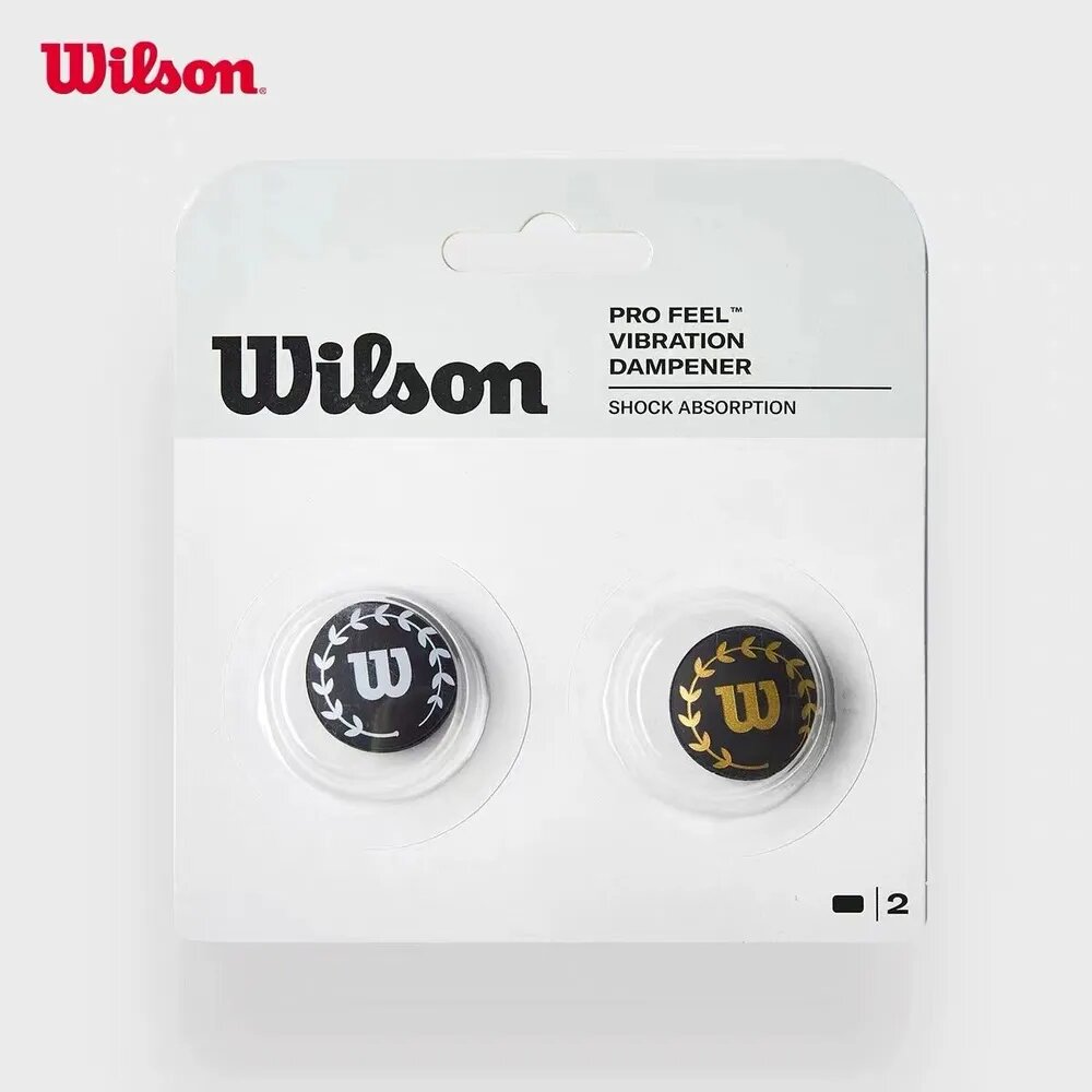 Виброгаситель Wilson Pro Feel Vibration Dampener Shock Absorption, Черный, 2 шт.