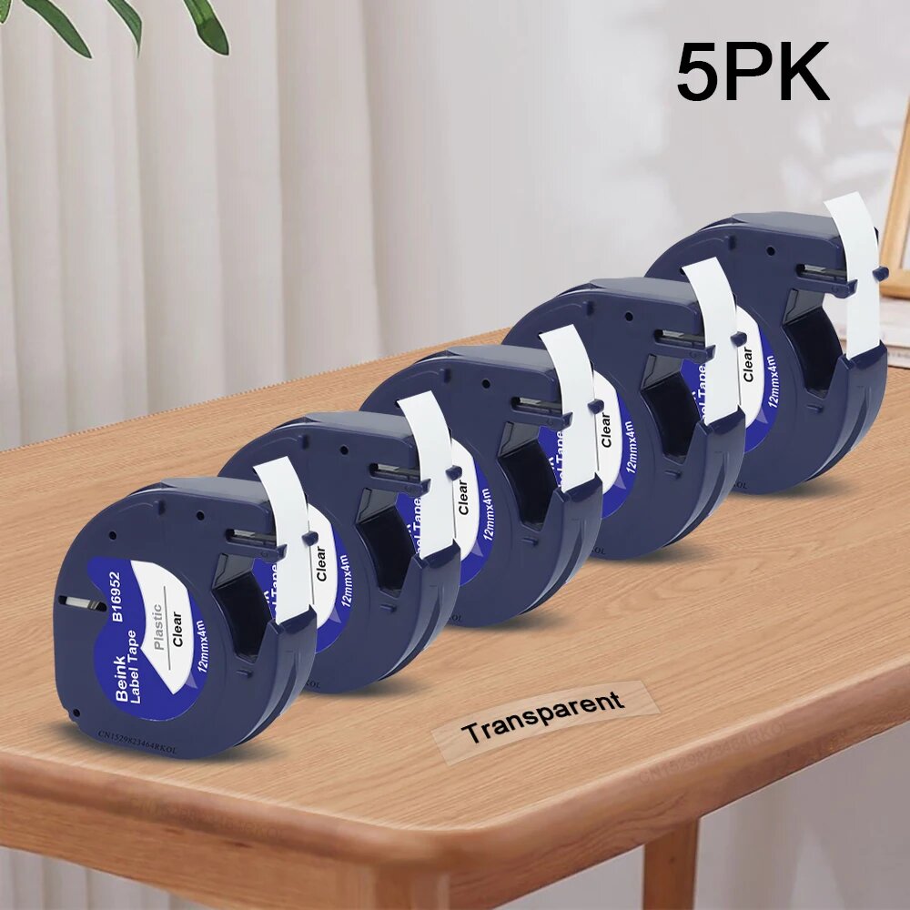 Принтер этикеток Dymo LT-100H серебристый Синий, 5PK Transparent